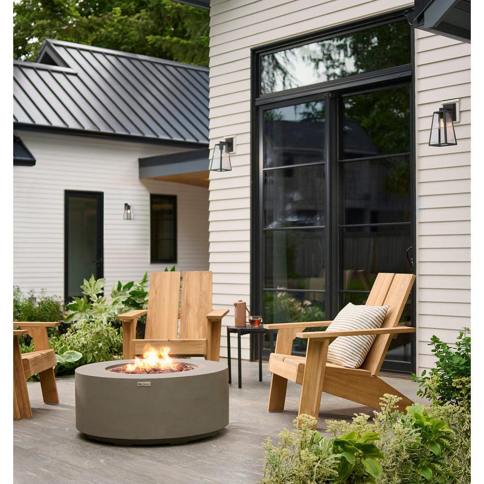 Modeno Tramore Grey Round Concrete Fire Pit Table OFG132